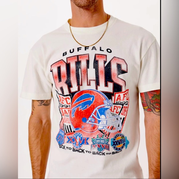 Shirts | Buffalo Bills Nfl Football Back To Back Super Bowl Vintage ...